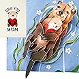 Amazon.com : Liif Otter Mothers Day Card, 3D Pop Up 1st Mothers Day ...