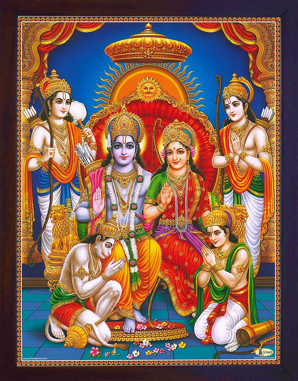 A Poster Print with Frame for Home Decor and Gift Purpose. Handicraft ...