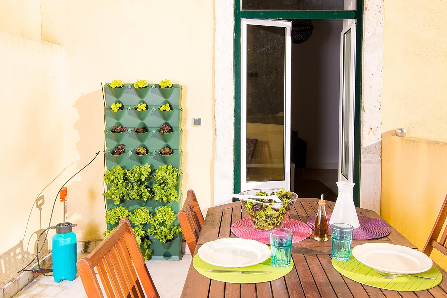 MiniGarden Vertical Kitchen Garden for 24 Plants, Drip Irrigation Kit ...