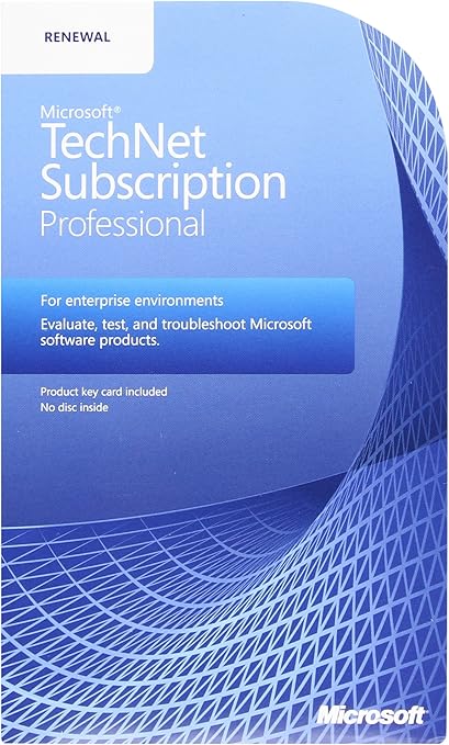 Microsoft TechNet Professional 2010 - Renewal (PC): Amazon.co.uk: Software