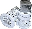3" Recessed Light Kit with Swivel Trim And 50 Watt Bulbs, Remodeler's ...