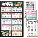Amazon.com: Hadley Designs 12 Cactus Parts of Speech Posters for ...
