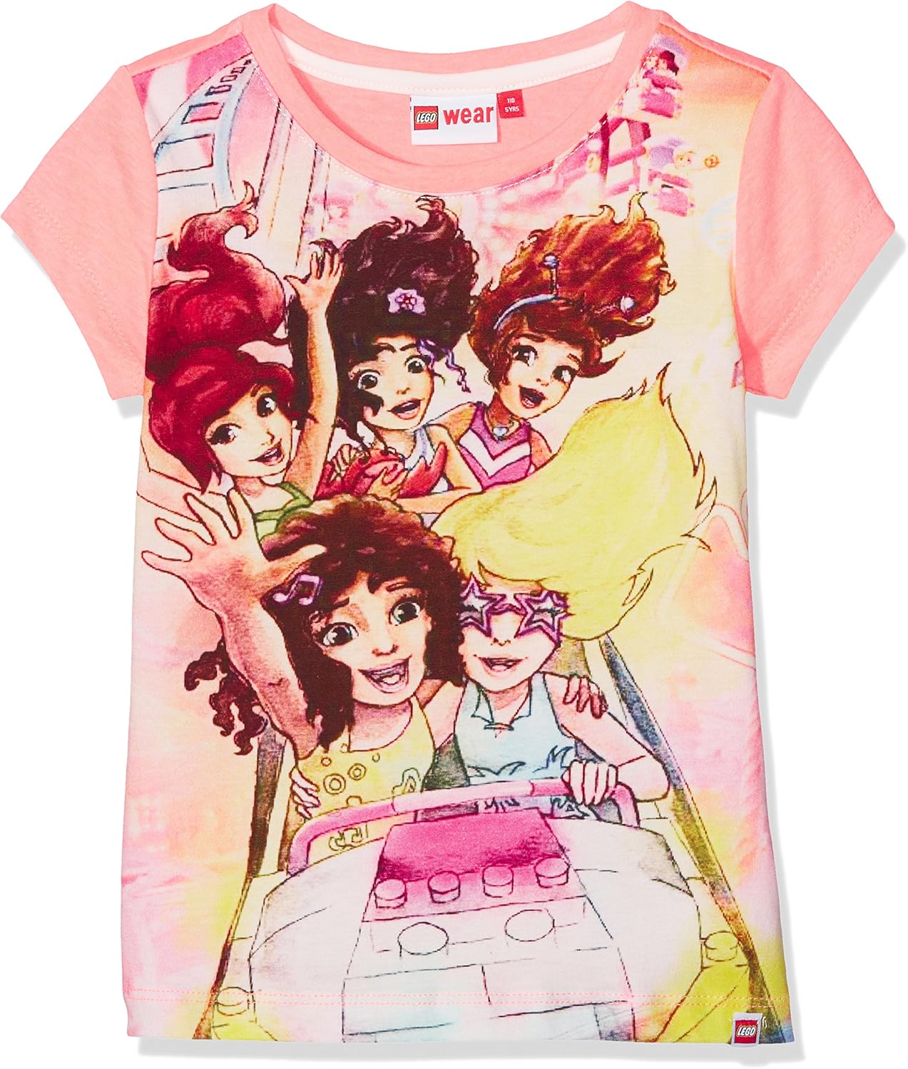 Legowear Girl's Lego Friends Tallys 403-T-Shirt S/S T-Shirt, Pink ...