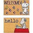 Amazon.com: Gertmenian Peanuts Snoopy Coir Doormat - 2x3 Welcome Mat (2 ...