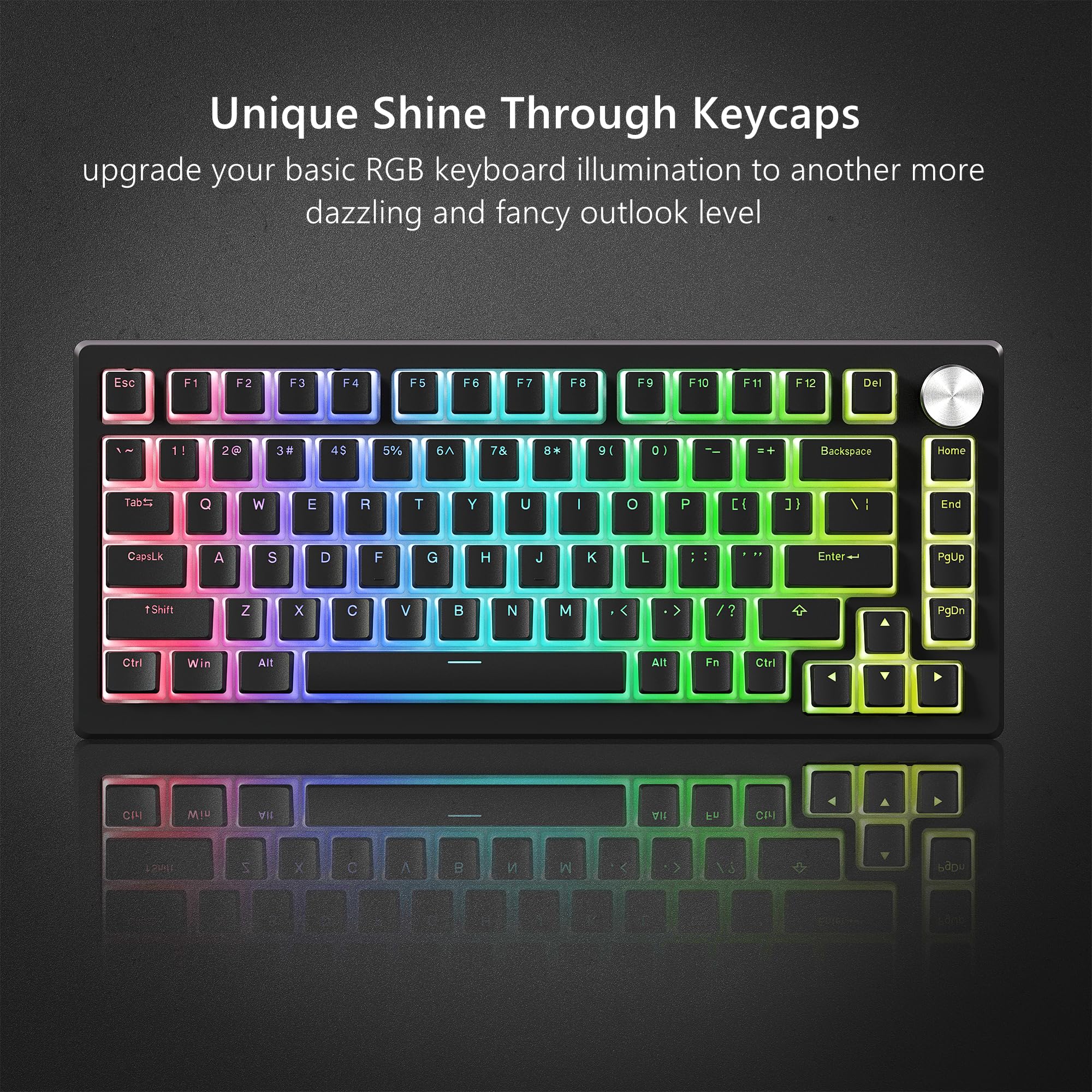 Mua Womier Pudding Keycaps, Black PBT Keycaps 100 percent keyboard 130 ...