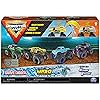 Monster Jam, Official Reveal The Steel 4-Pack of Color-Changing Die ...