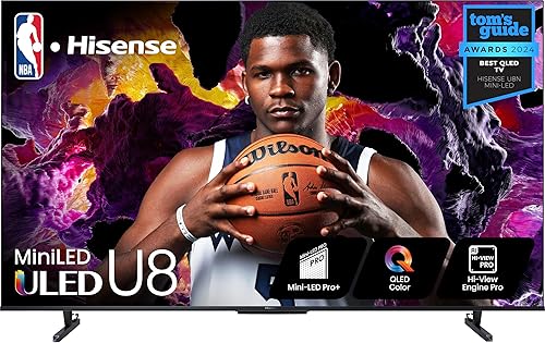 Hisense 55-Inch Class U8 Series Mini-LED ULED 4K UHD Google Smart TV ...