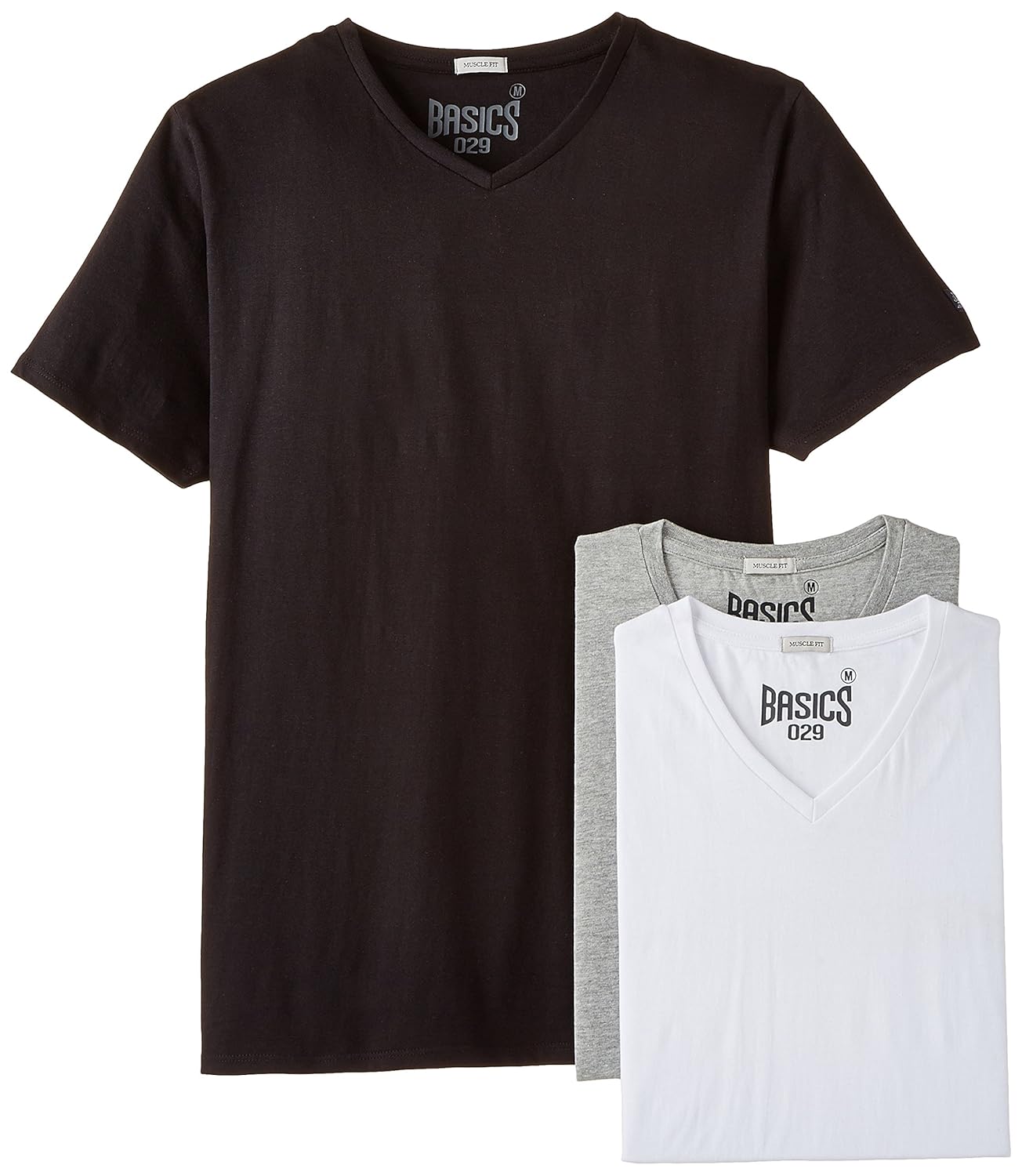 Buy BASICS Men's T-Shirt(Pack of 3) at Amazon.in