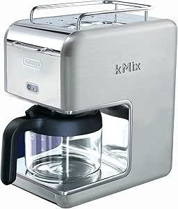 Amazon.com: DeLonghi Kmix 5-Cup Drip Coffee Maker, Stainless Steel ...
