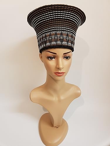 Self Womens Traditional Ethnic Vintage isicholo Zulu hat: Amazon.co.uk ...