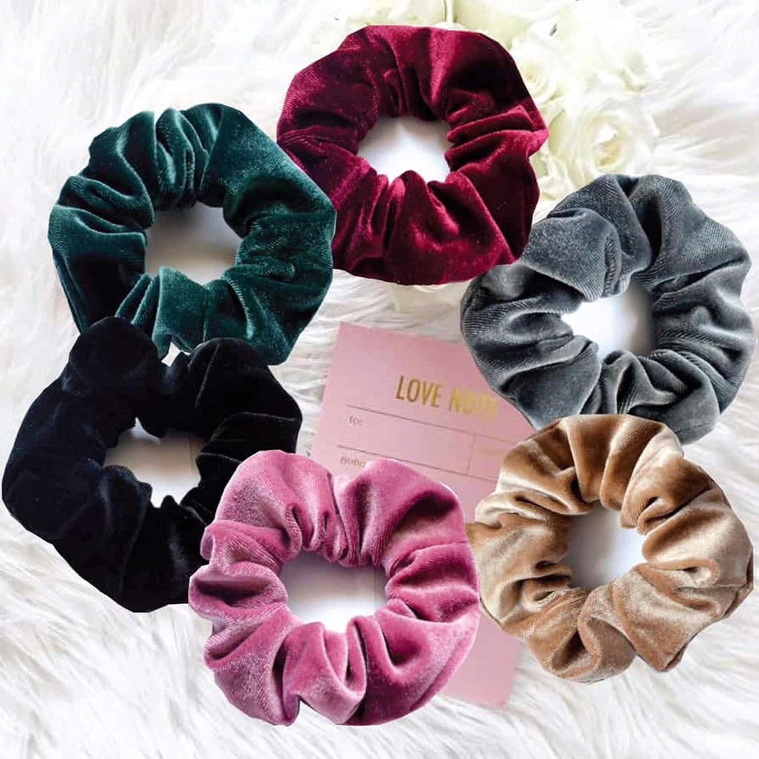 Hair Ties, Velvet Scrunchies for Hair - Stylish Ponytail Holder ...
