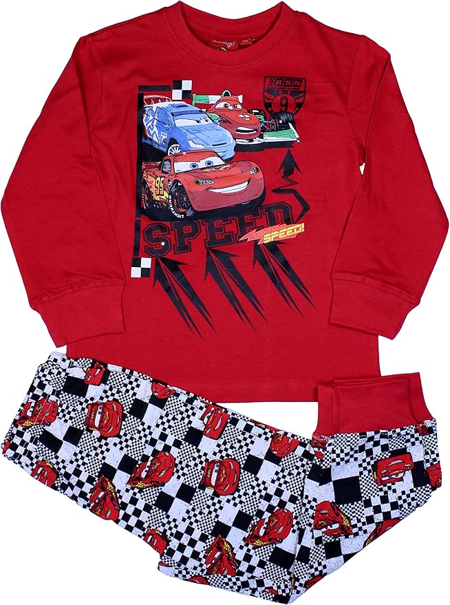 Cars Official Boys Long Pyjama Set Age 3/8 Years: Amazon.co.uk: Clothing