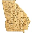 Amazon.com: Totally Bamboo Destination Georgia State Shaped Serving and ...