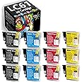 Amazon.com: 12-Pack ColorPrint Compatible Ink Cartridge Replacement for LC61 LC-61 LC 61 LC-65 ...