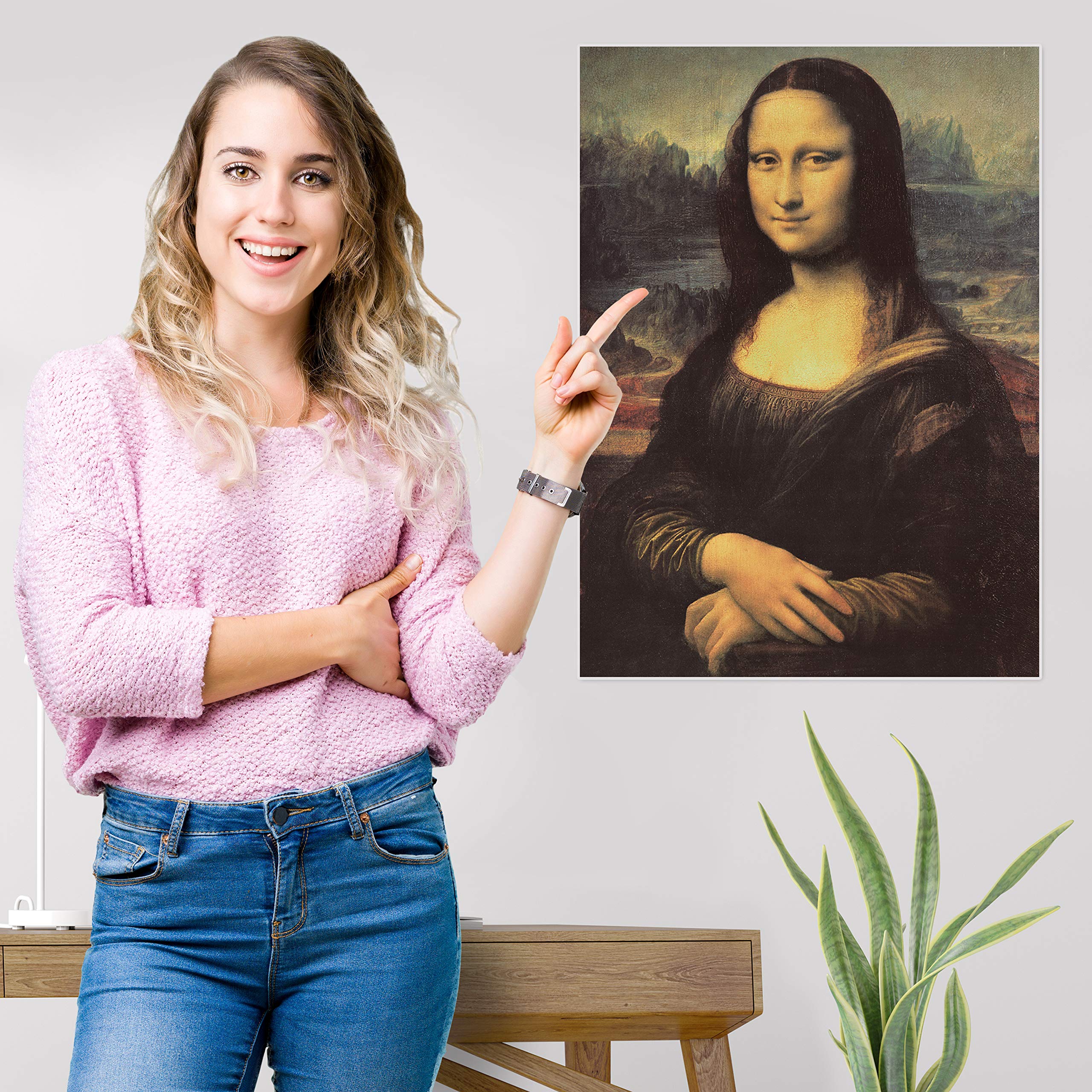 Mua Mona Lisa Poster by Leonardo Da Vinci - Fine Art Print (LAMINATED ...