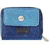 WalletBe Women's Leather Billfold Accordion RFID Wallet with Coin Purse ...