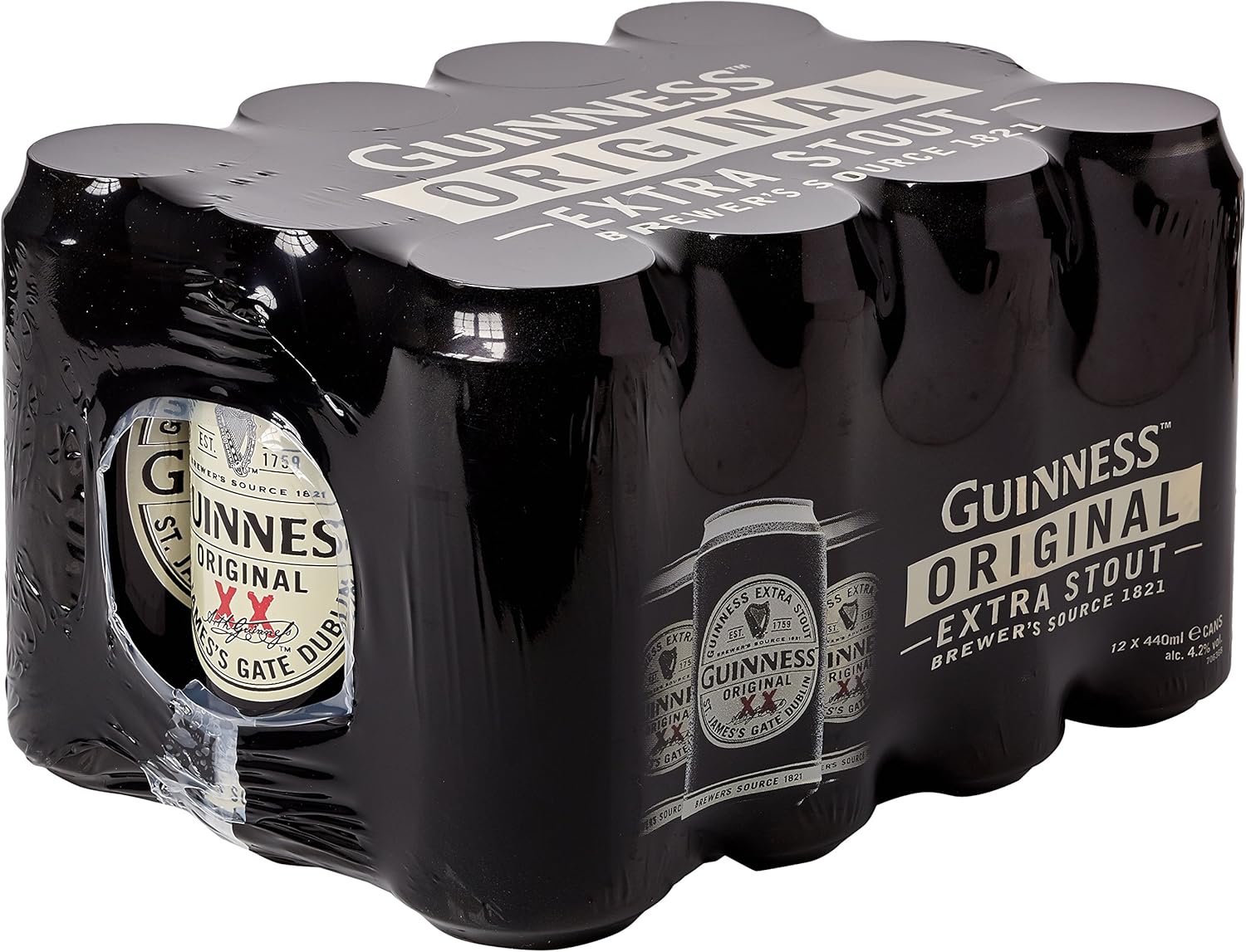 Guinness Original Extra Stout, 12 x 440ml: Amazon.co.uk: Grocery