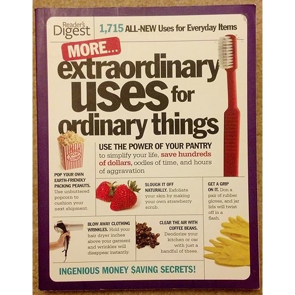 Unusual Uses For Ordinary Things