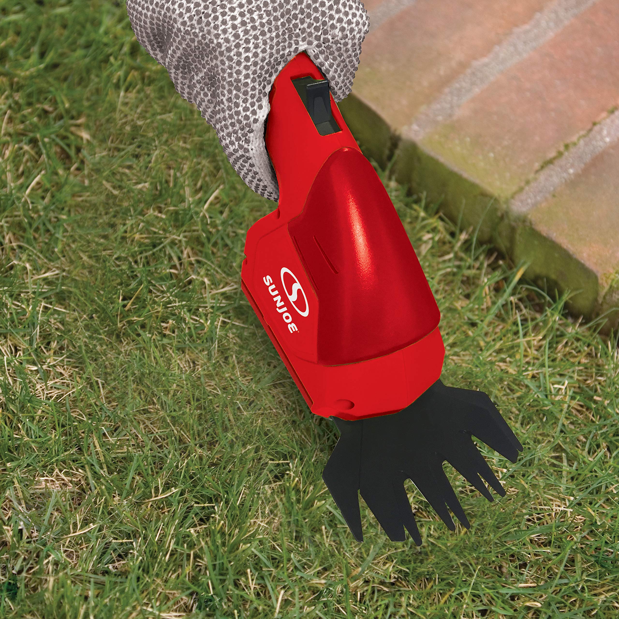 Snow Joe HJ605CC-RED Sun Joe 2-in-1 Electric Telescoping Grass Trimmer, Red