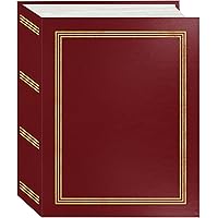 Amazon.com: Pioneer Photo Albums A4-100 Burgundy Red Photo Album, 100 ...