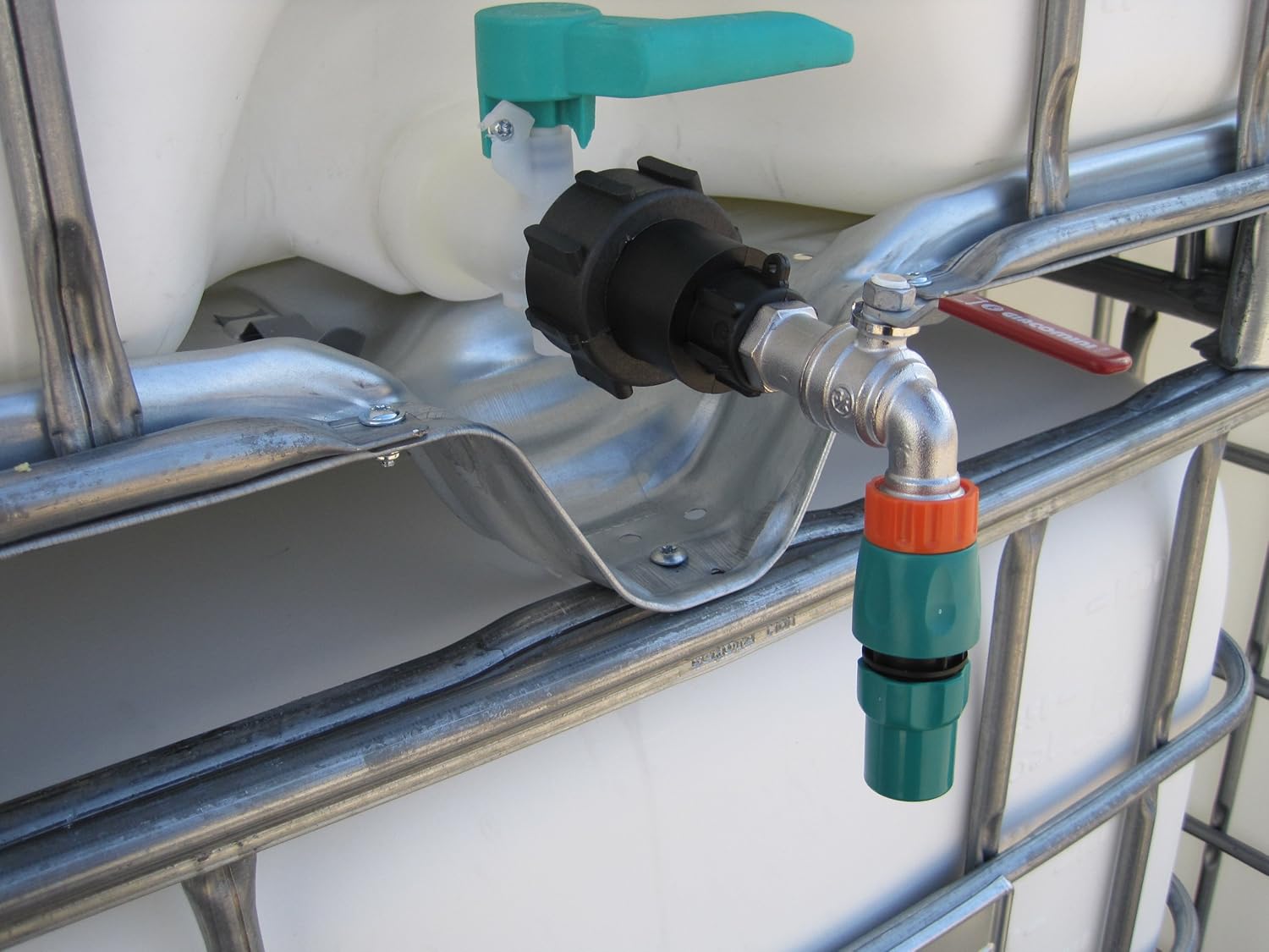 2 inch IBC Metal Tap and Cap Hoselock Fitting: Amazon.co.uk: Garden ...