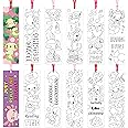 Amazon.com: 72Pcs Color Your Own Axolotl Bookmarks, Cute Axolotl Theme ...