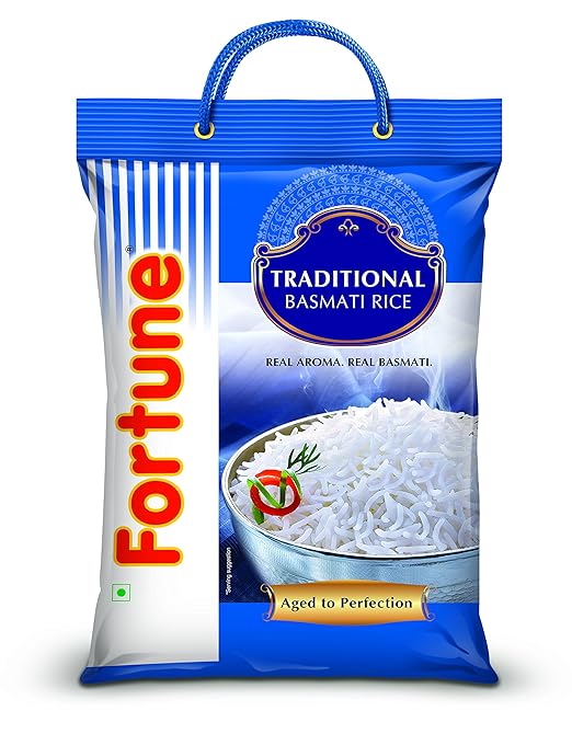 Fortune Traditional Full Grain Basmati Rice, 5kg: Amazon.in: Grocery ...