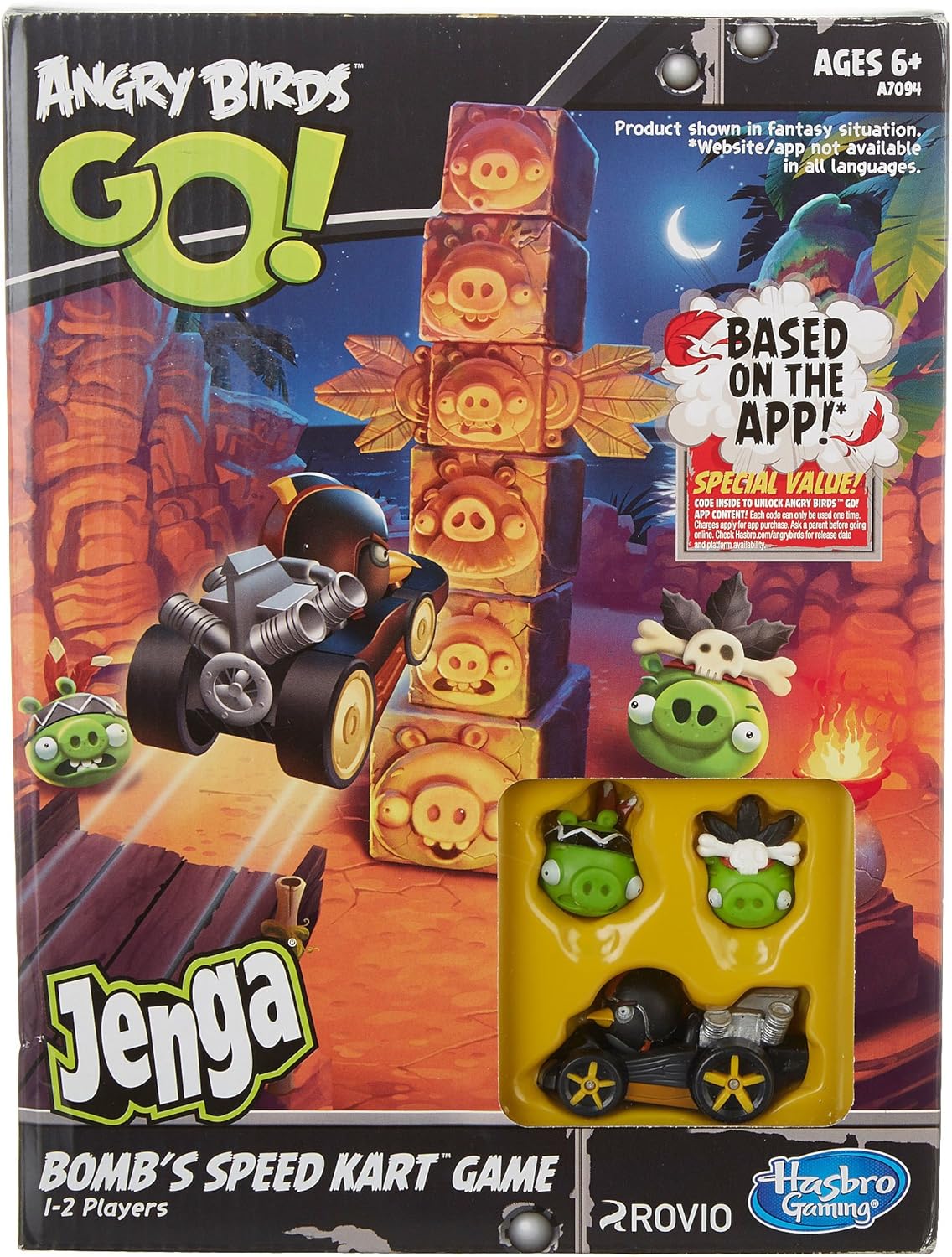 Angry Birds Go Jenga Rowdy Racers