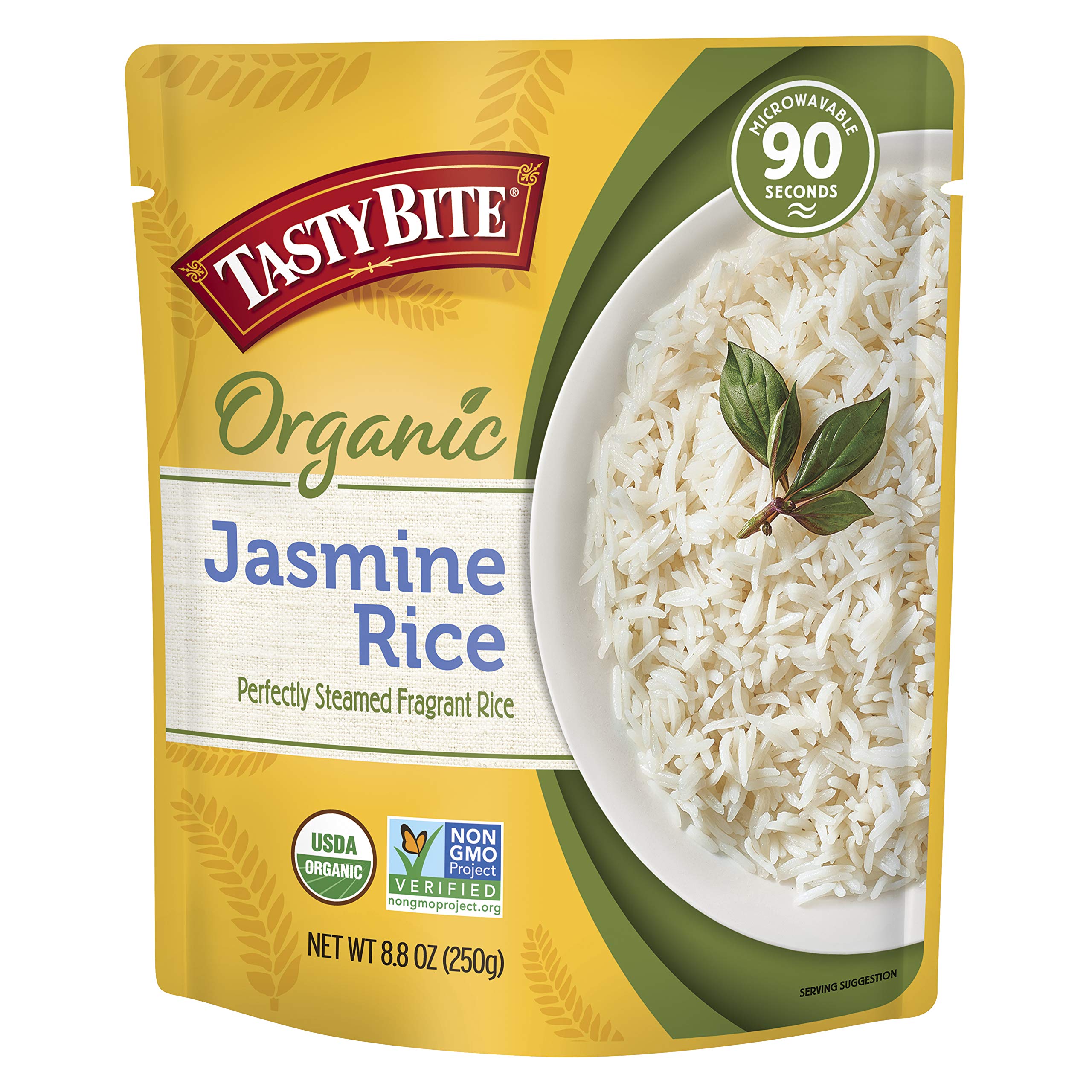 Tasty Bite Jasmine Rice, Microwaveable Cooked Rice, 8.8 Ounce (Pack of ...