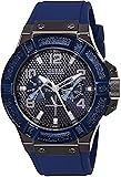 Guess Herren-Armbanduhr XL Chronograph Quarz Leder W0040G7: Amazon.de ...
