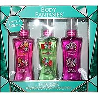 Amazon.com : Body Fantasies (1) Box Fragrance Body Sprays 3pc Limited ...