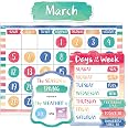Teacher Created Resources 8971 Watercolor Calendar Bulletin Board ...