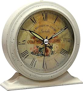Amazon.com: Infinity Instruments Boutique De Fleur Metal Alarm Clock ...