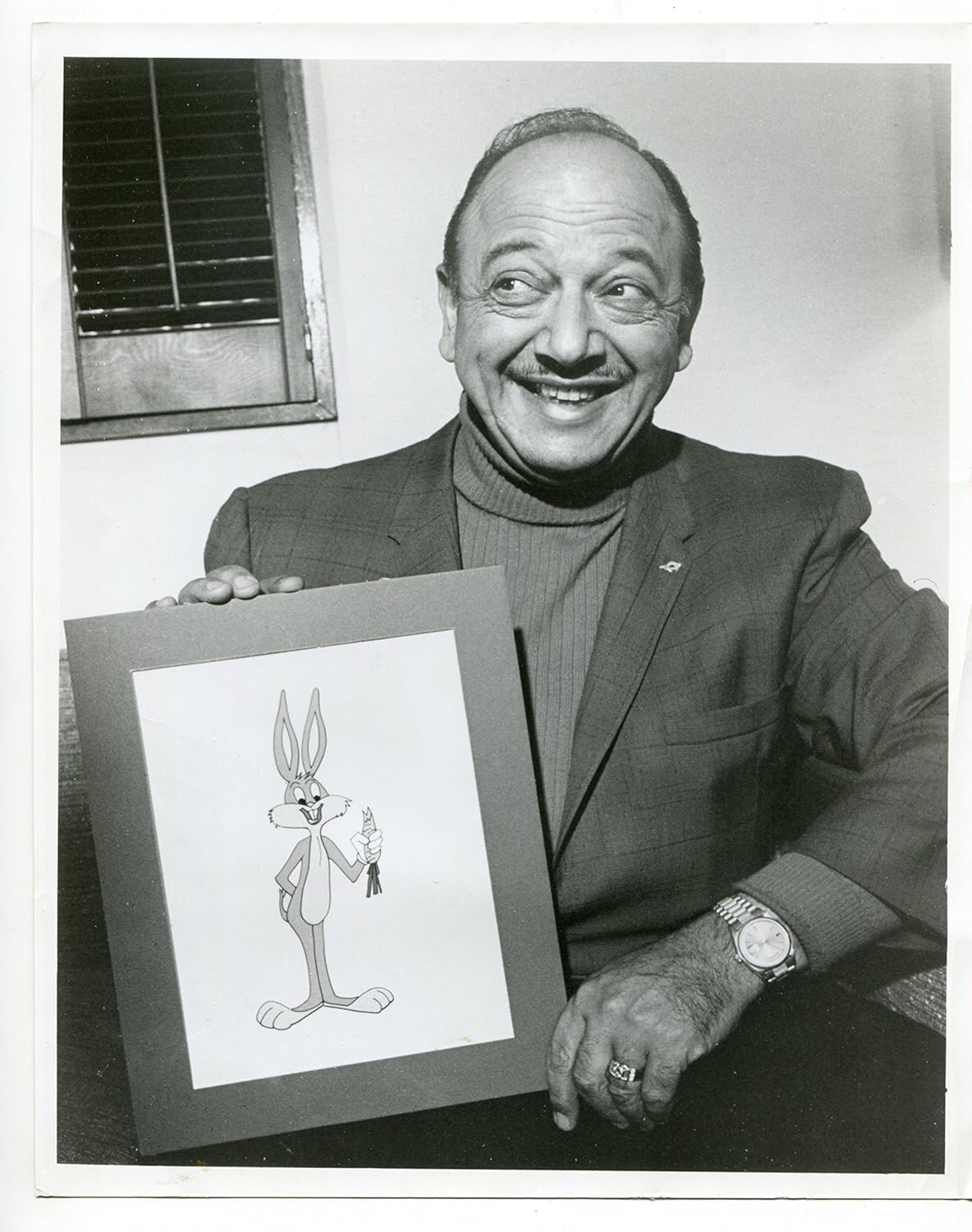 MOVIE PHOTO: Mel Blanc-Bugs Bunny-8x10-B&W-Still-VG at Amazon's ...
