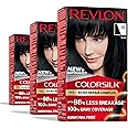 Amazon.com : Revlon ColorSilk with Bond Repair Complex, Black Permanent ...