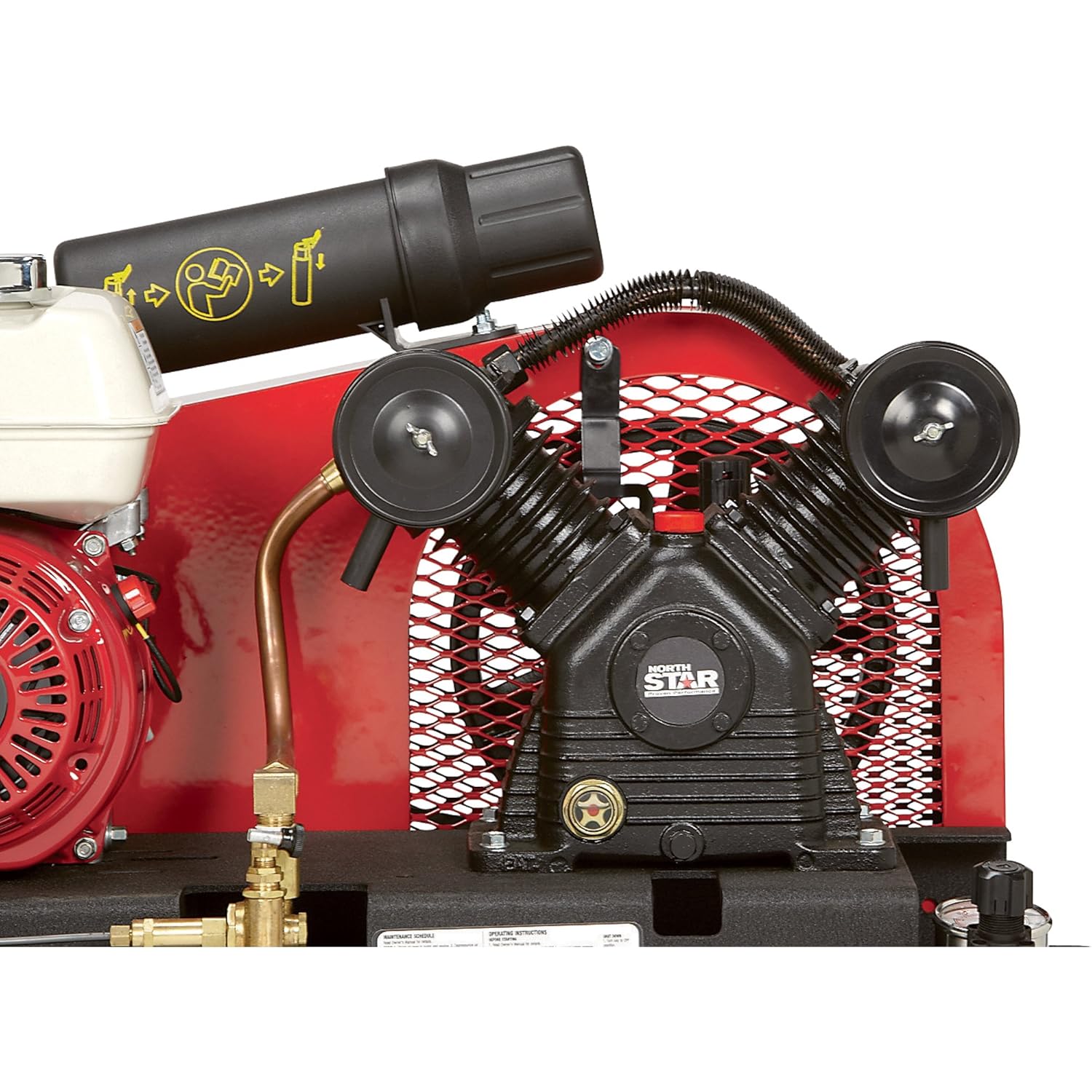 Portable Air Compressors Honda GX160 OHV Engine NorthStar Gas-Powered ...