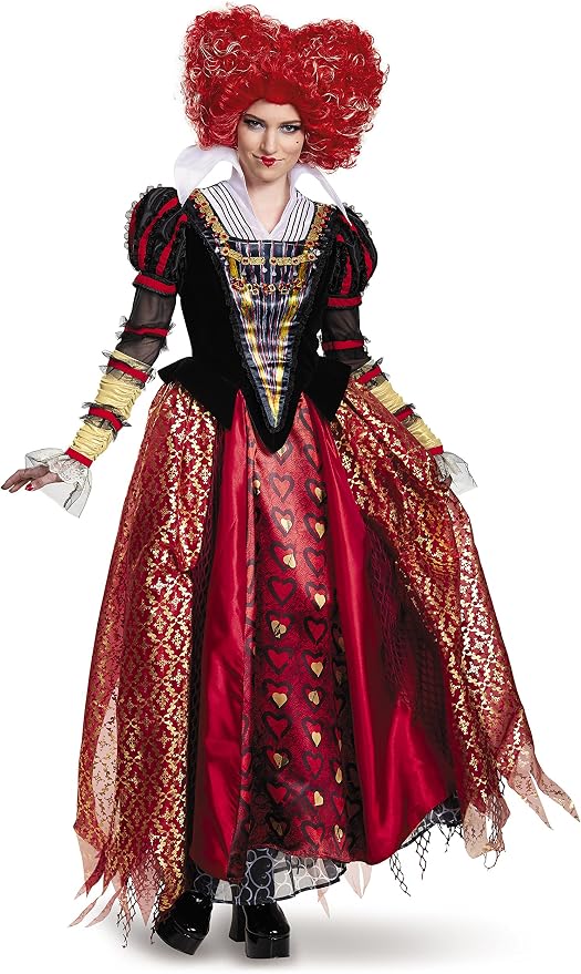 Alice Through The Looking Glass Red Queen Adult Prestige Costume Small ...