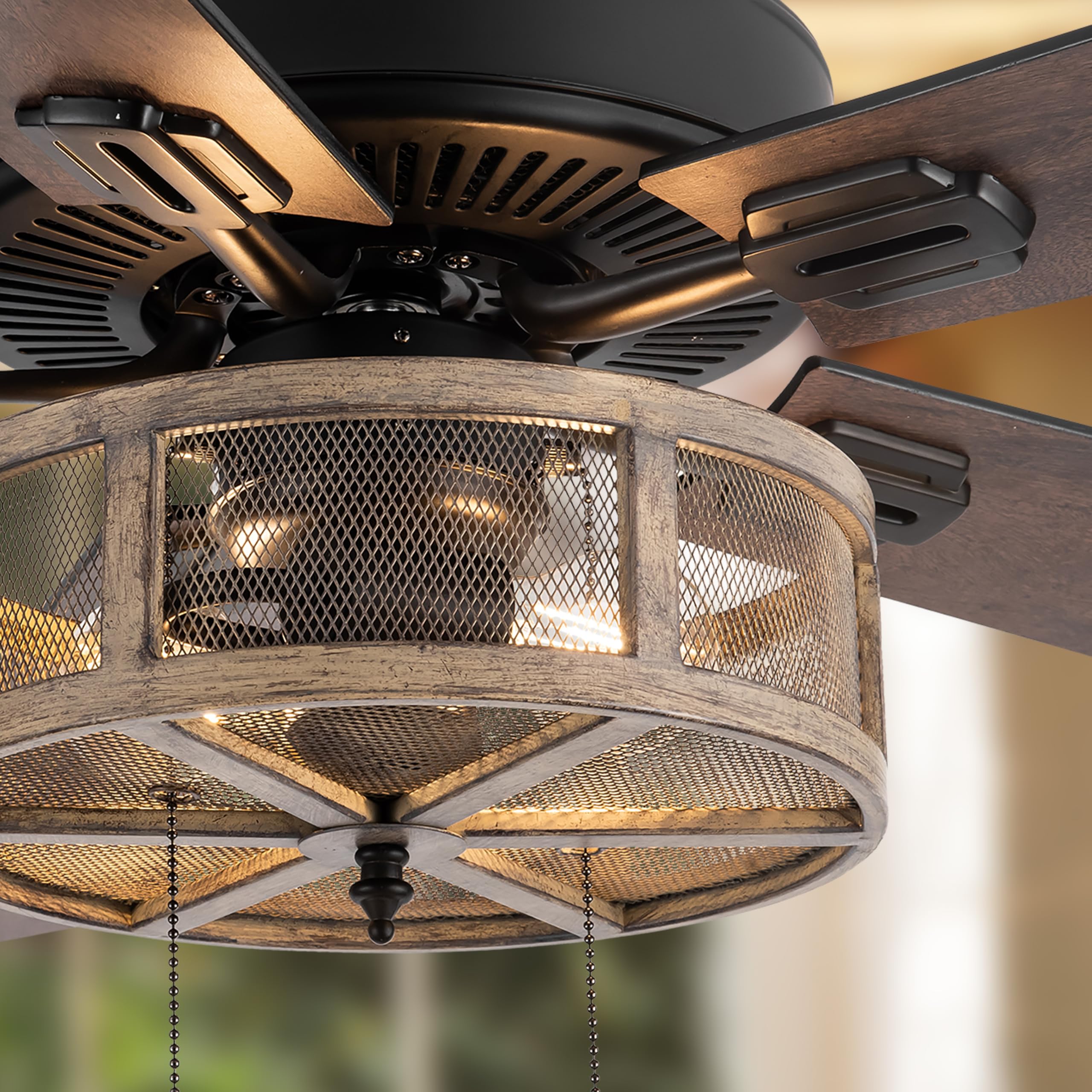 Mua RIVER OF GOODS 52 Inch LED Modern Farmhouse Ceiling Fan with Light ...