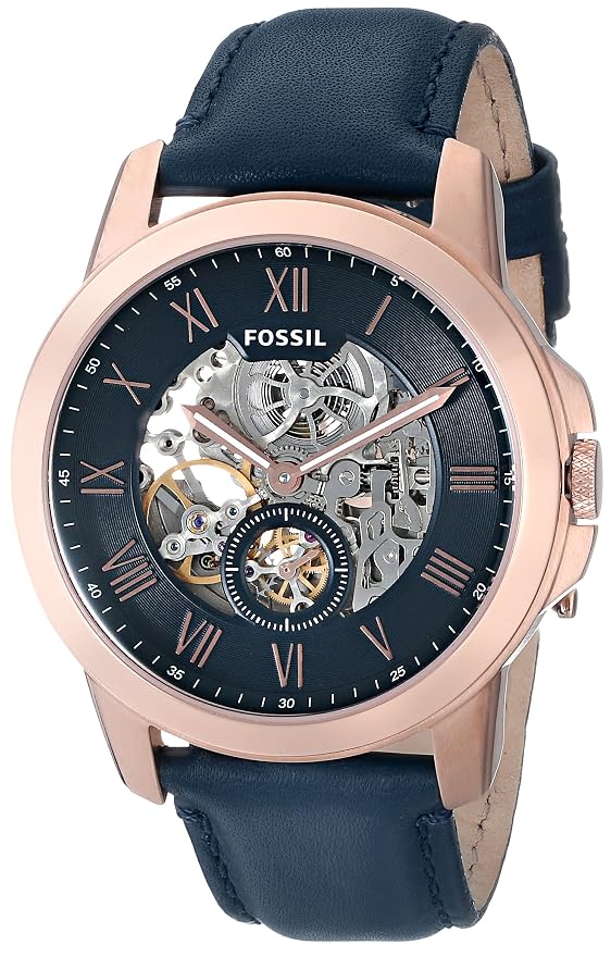 Buy Fossil Grant Analog Blue Dial Men's Watch - ME3054 at Amazon.in