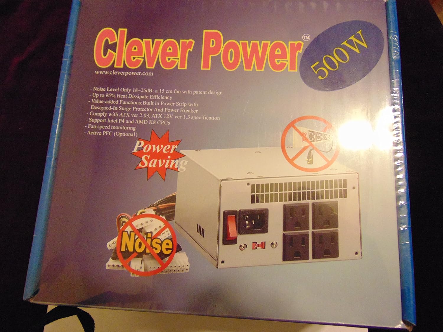 Amazon.com: Clever Power Supply SPS-500 Silent 500 Watts Brand New ...