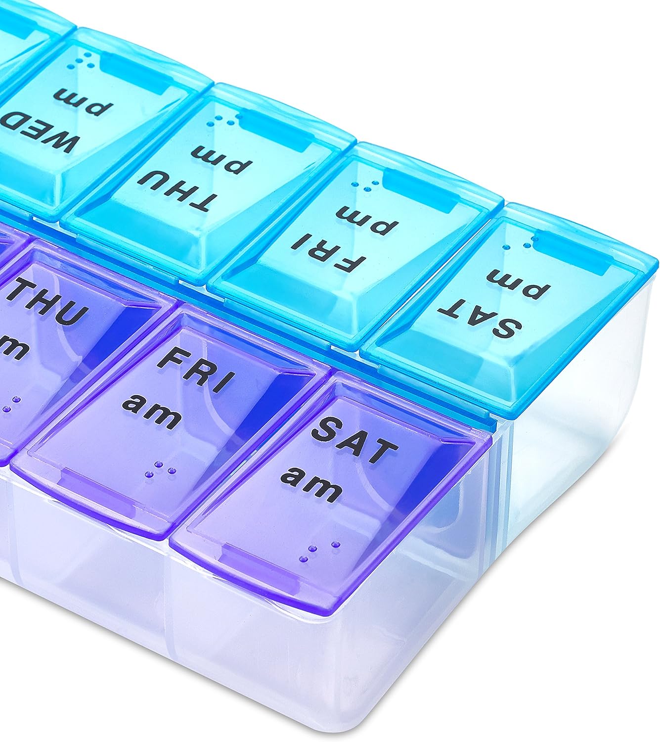 MEDca Weekly Pill Organizer, Twice-a-Day, 1 Pill Organizer – BigaMart