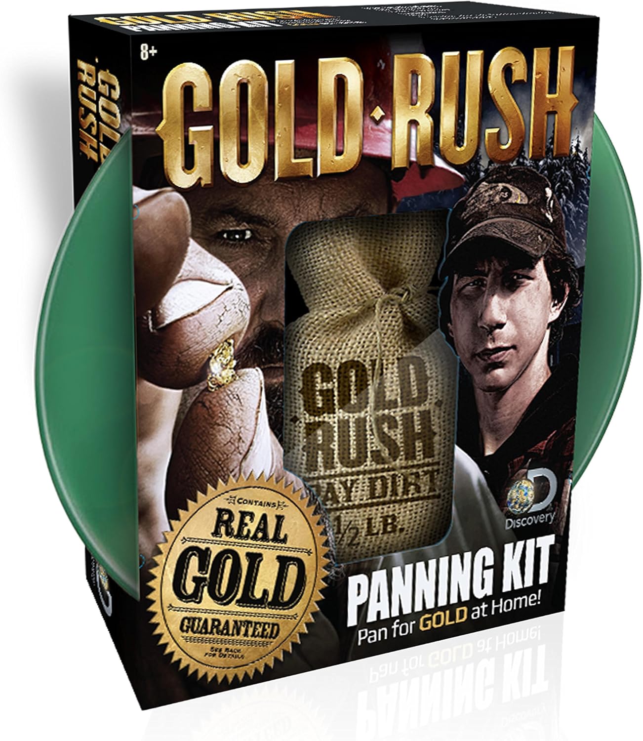 Amazon.com : Gold Rush 10" Panning Kit - 1/2 Pound of Paydirt Included ...