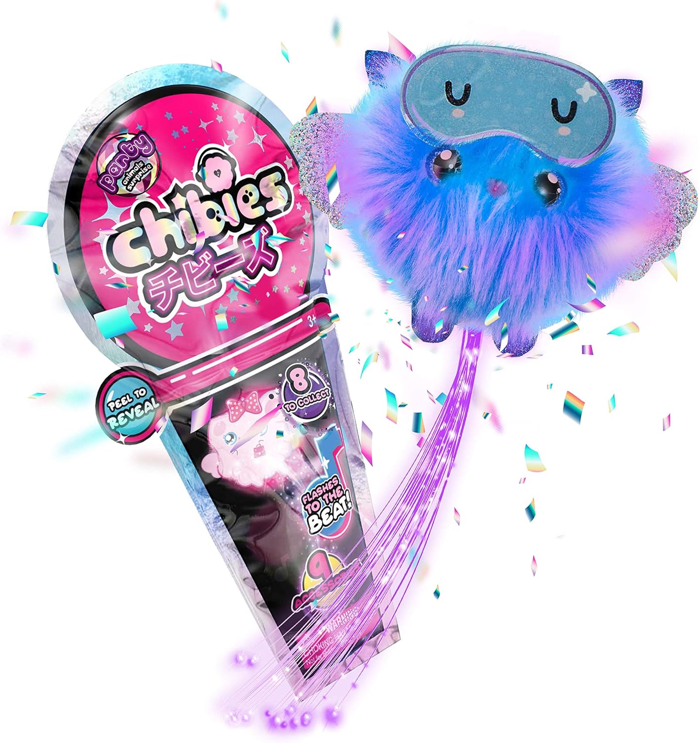 Chibies Surprise Cute Fluffy Party Pets That Flash to the Beat of Music ...