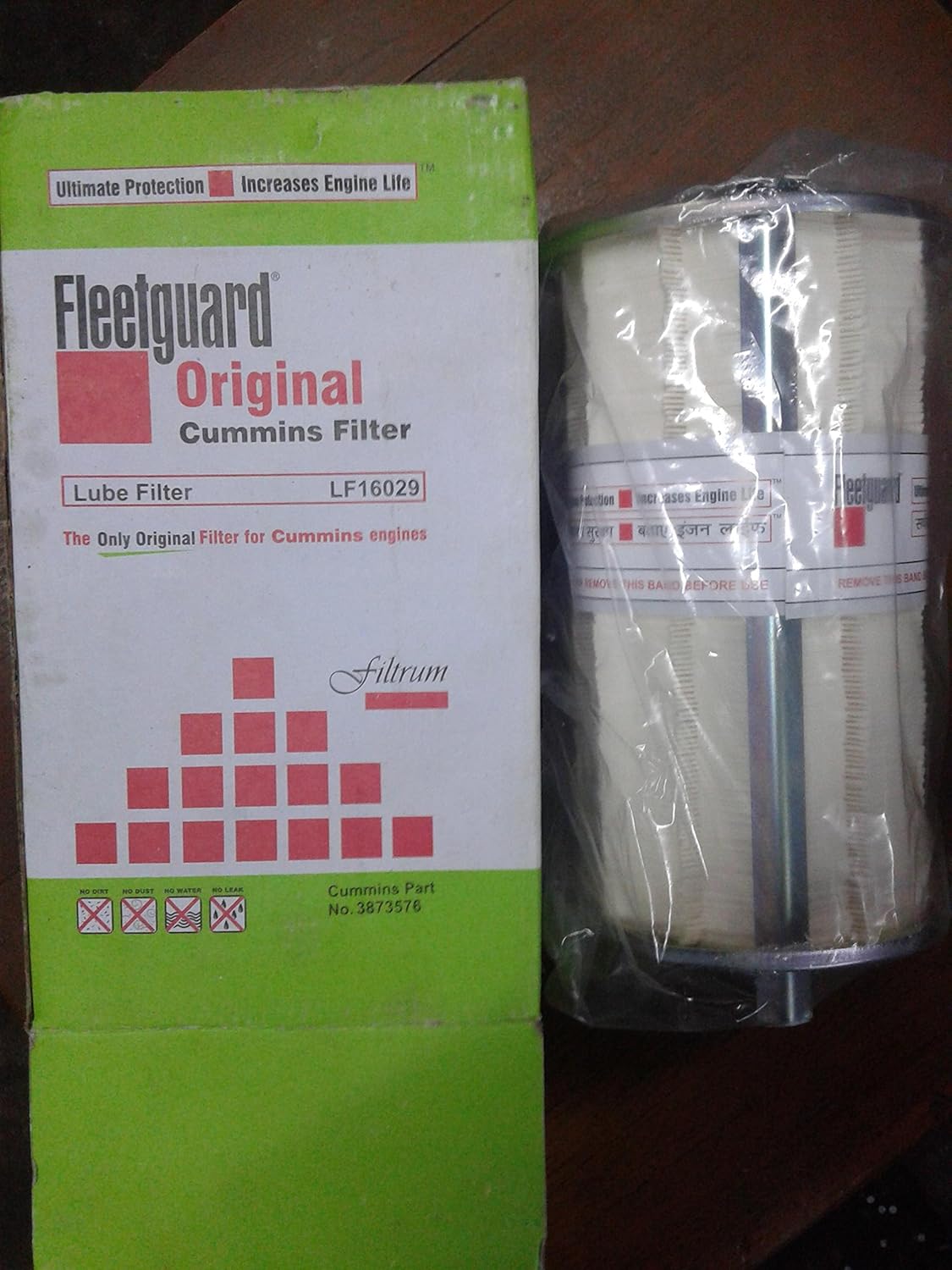 Bypass Filter for Cummins N Series, K Series & V Series Engine LF16029 ...