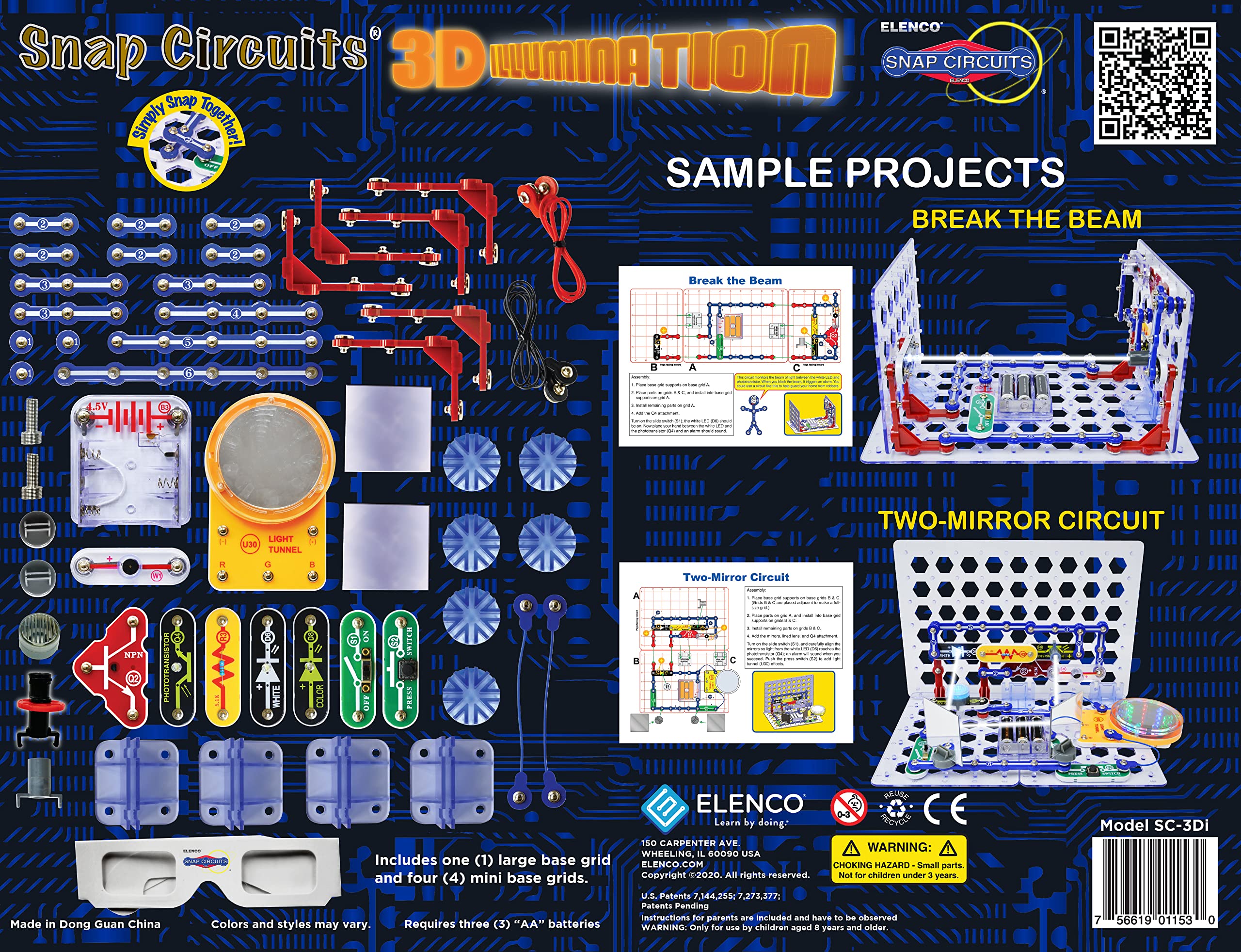 Mua Snap Circuits 3D Illumination Electronics Exploration Kit | Over ...