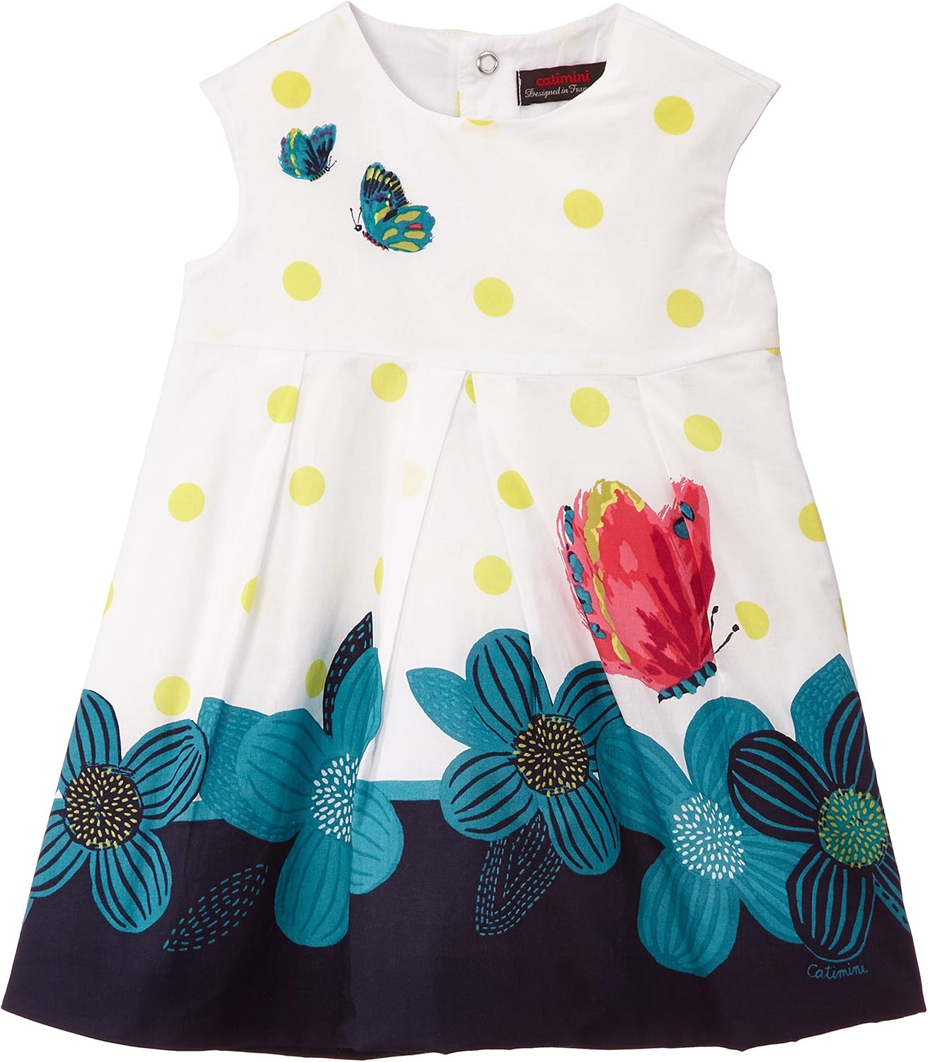Catimini Robe PANO, Ecru (Nacre), FR (Taille Fabricant: 12 Mois) Bébé ...