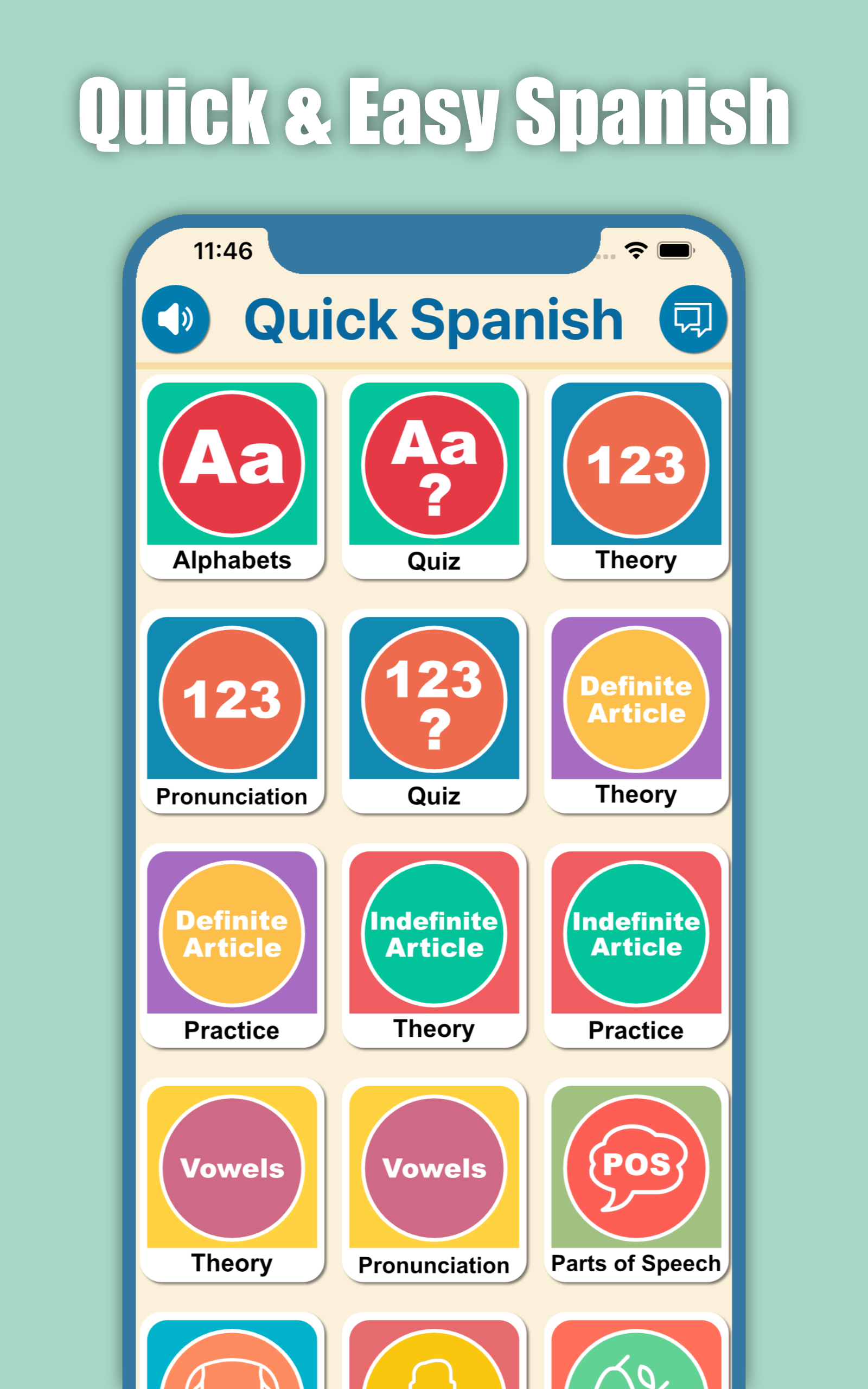 Quick and Easy Spanish Lessons:Amazon.it:Appstore for Android