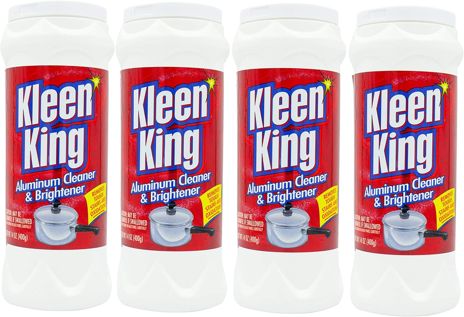 Amazon.com: Kleen King Aluminum Cleaner and Brightener (14 oz, 4 Pack ...