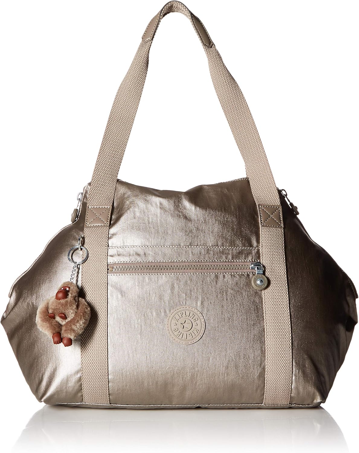 Amazon.com: Kipling Art Handbag, Metallic Pewter: Shoes