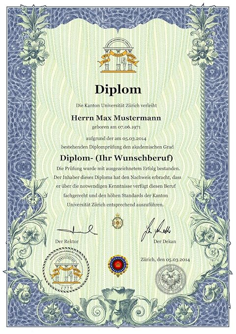 Neu 3 Dipl.-Ing. Diplom-Ingenieur Kaufen PRÜFUNGSZEUGNIS, BERUFSDIPLOM, BERUFSZERTIFIKAT ...